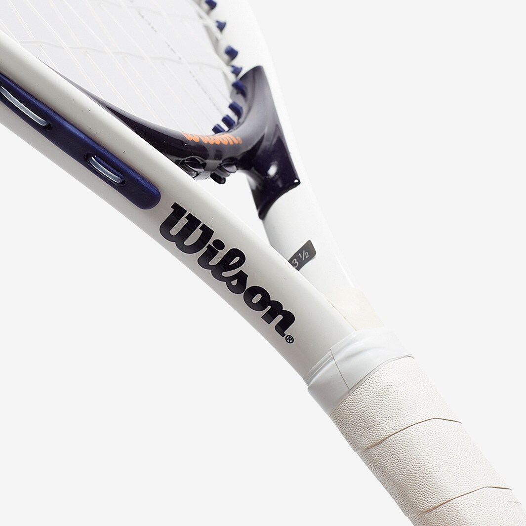 Wilson Roland Garros Elite 21 - White/Blue/Orange - Boys Rackets