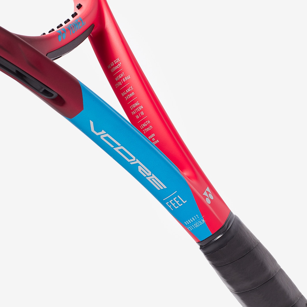 Yonex Vcore 100 Feel - Tango Red - Mens Rackets