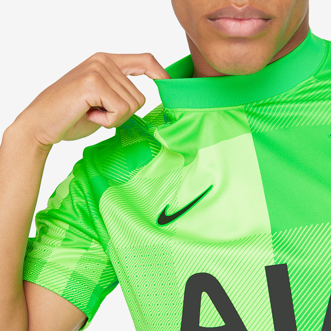 Maillot Domicile Nike Tottenham Hotspur 21/22 Stadium GK SS - Vert/Noir ...