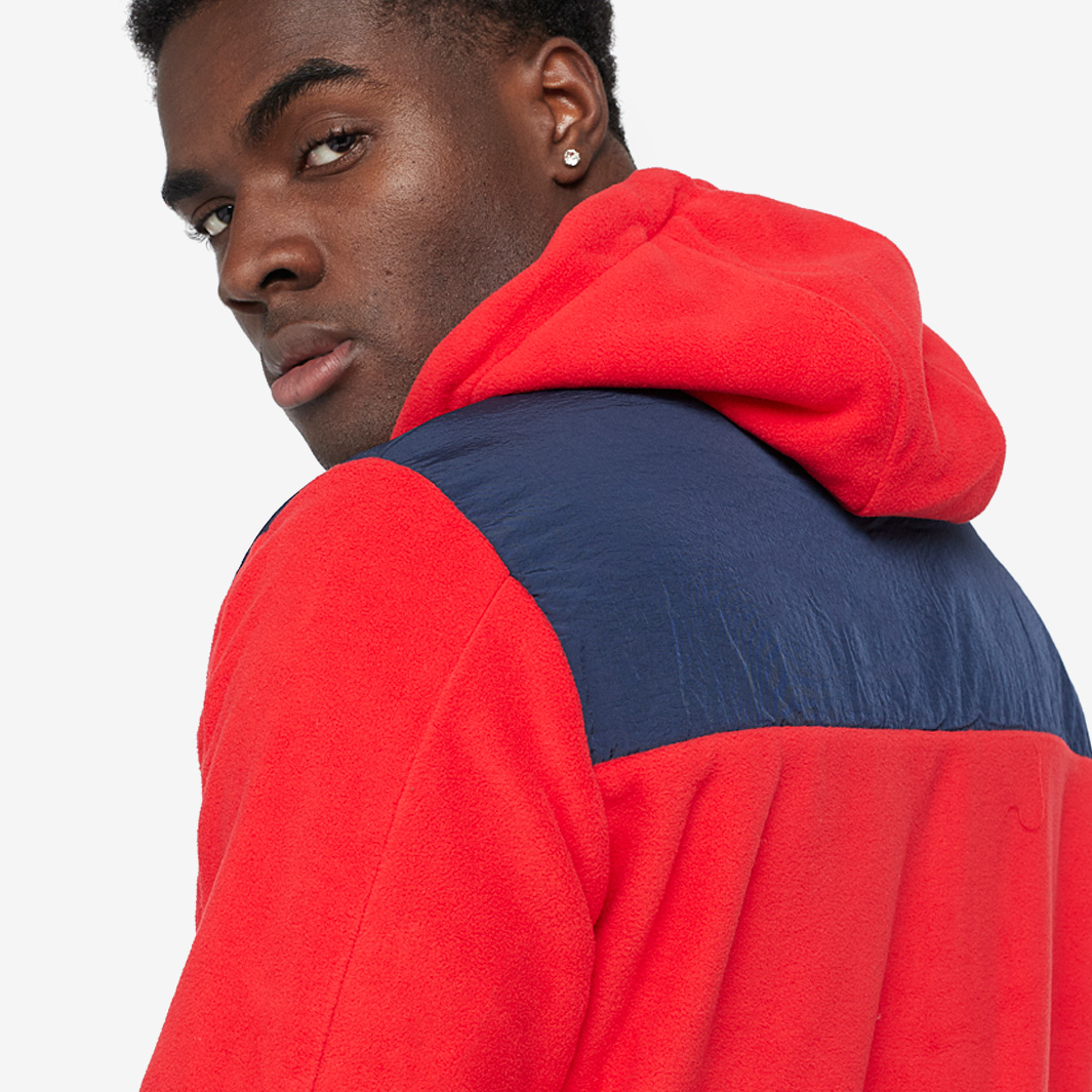 Ellesse Legno Half-Zip Jacket - Red - Tops - Mens Clothing