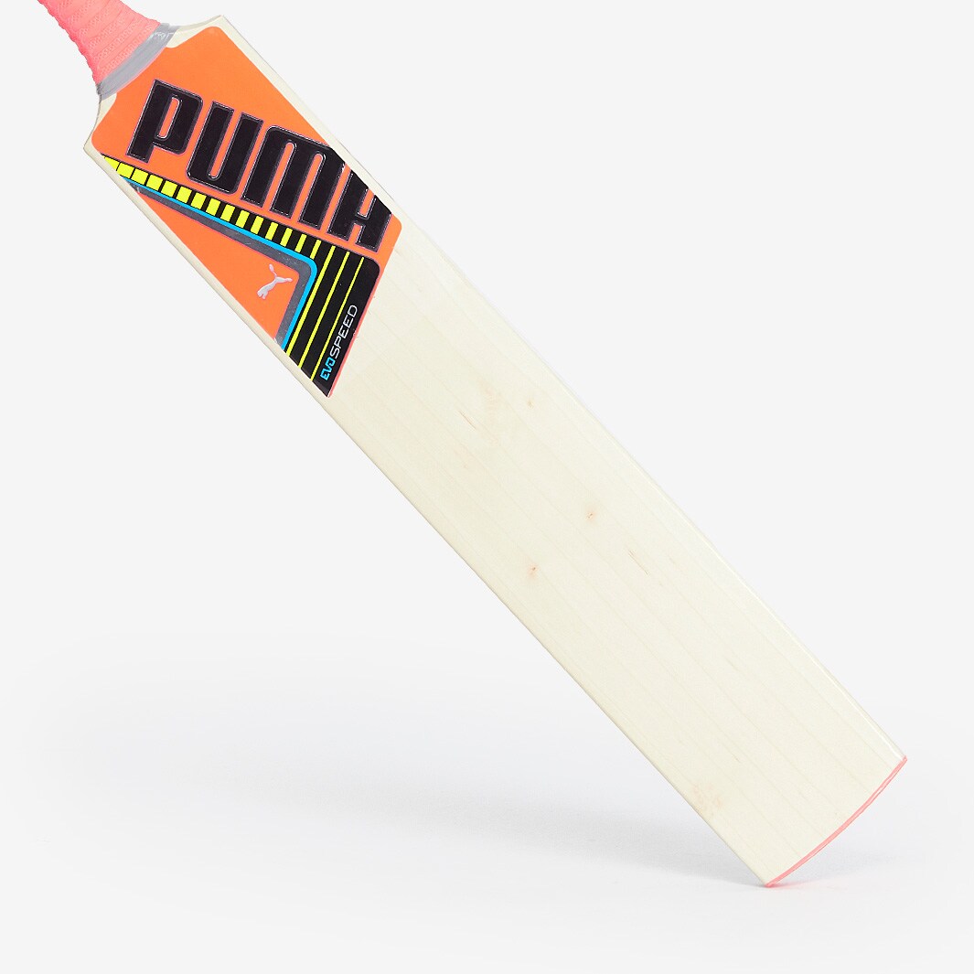Puma evoSPEED 4 Cricket Bat - Orange/ Yellow/Pink - Cricket Bats