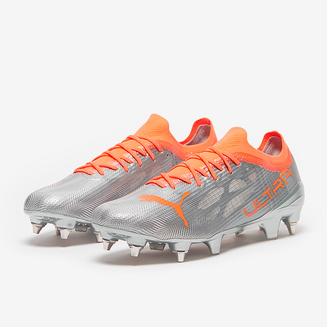 Puma Ultra 1.4 MxSG - Diamond Silver/Neon Citrus - Mens Boots