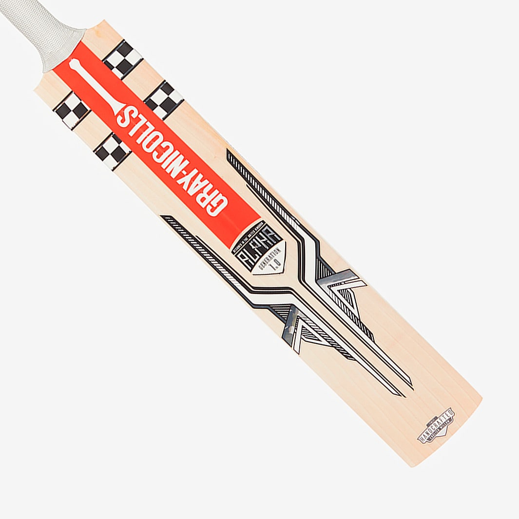 Gray-Nicolls Alpha Gen Academy 1.0 Cricket Bat - White/Silver - Junior ...