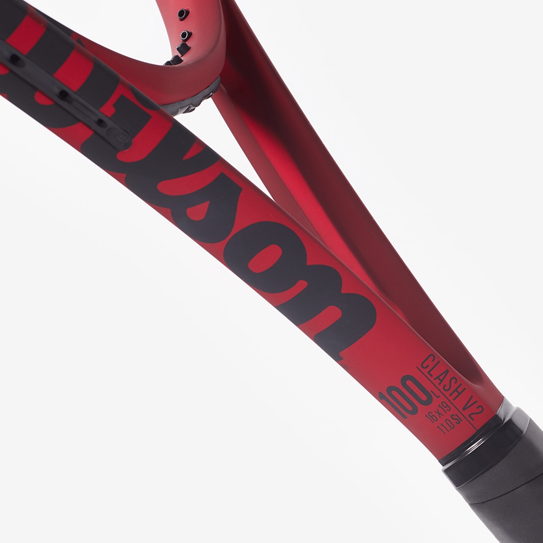 Wilson Clash 100L V2.0 - Red/Black - Mens Rackets