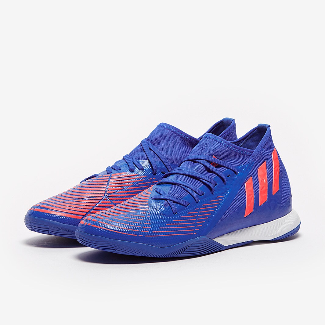adidas Predator Edge.3 IN - Hi-Res Blue/Turbo/Hi-Res Blue - Mens Boots