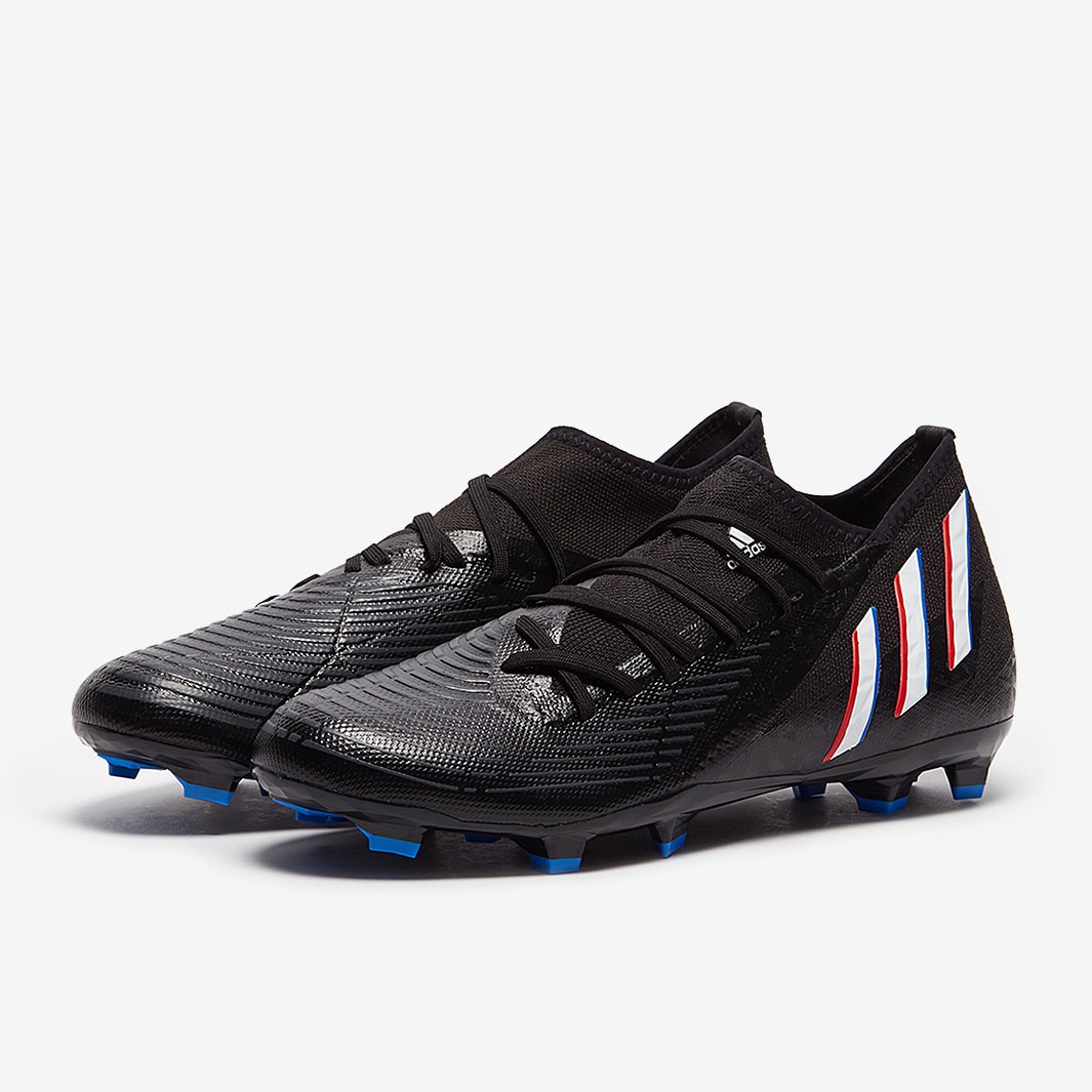 adidas Predator Edge.3 FG - Negro/Blanco/Rojo - Botas para hombre | Pro ...