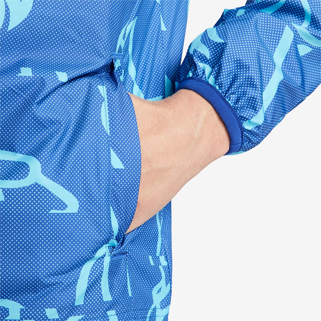 Nike Chelsea 22/23 AWF Jacket - Rush Blue/Chlorine Blue/White - Mens ...