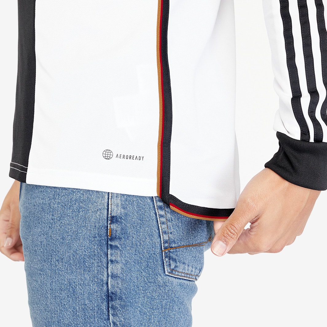 Maglia adidas Germania 2022 Maniche Lunghe Primo Kit - Bianco ...