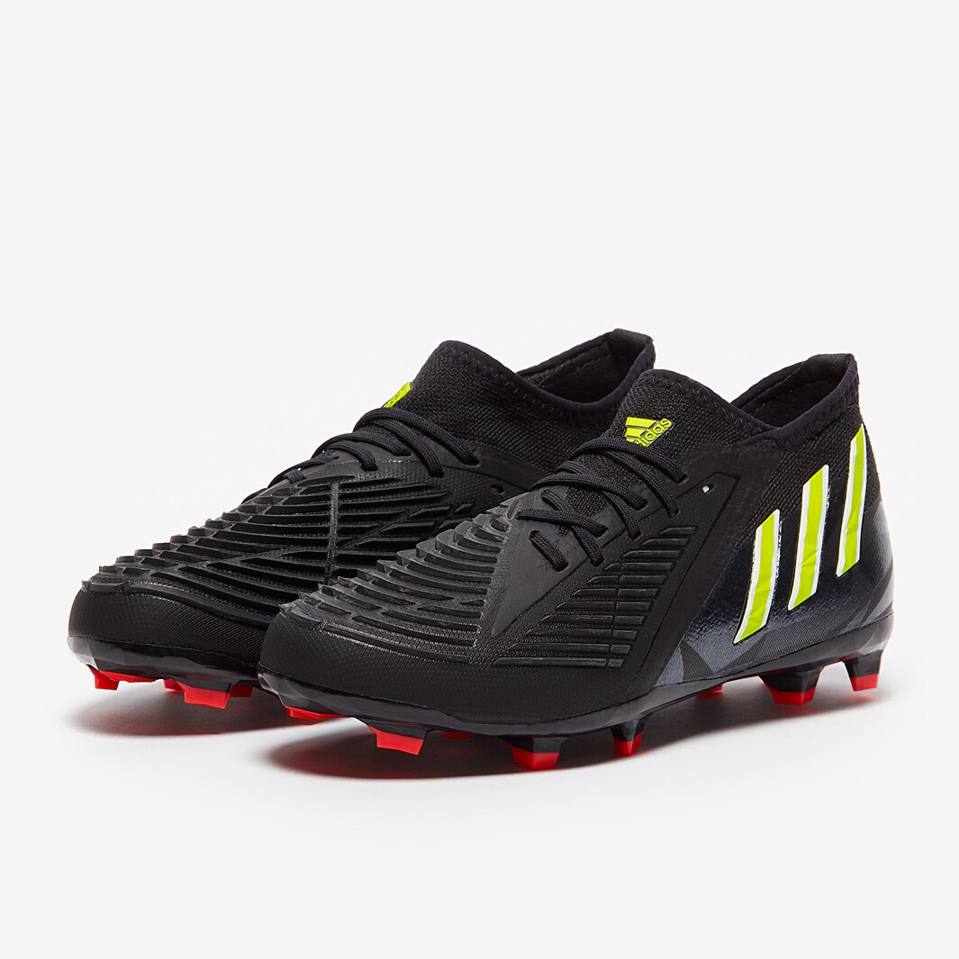 adidas Predator Edge.1 FG para niños - Negro/Amarillo Solar/Rojo Solar ...