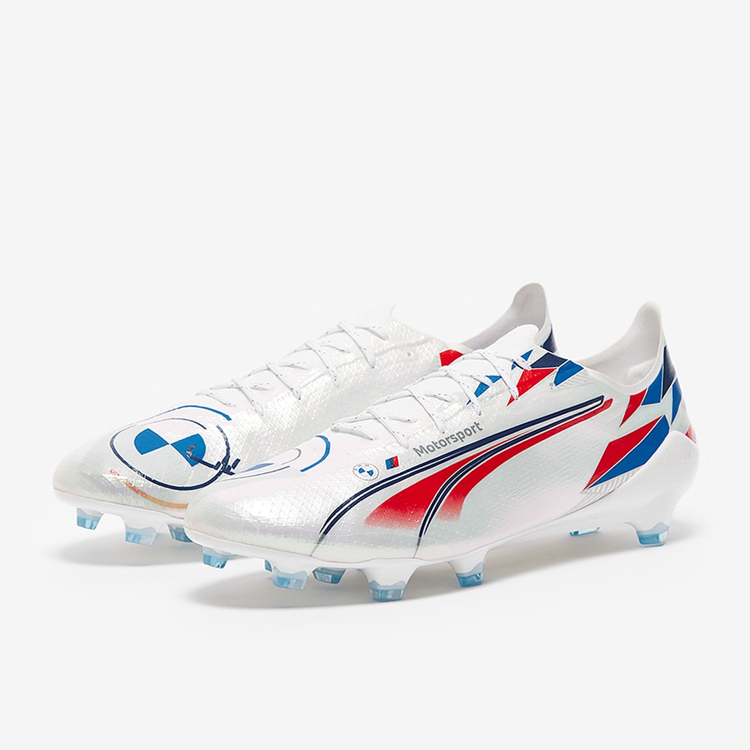 Puma Ultra SL Speed Edition FG - Puma White/Fiery Red/Strong Blue ...