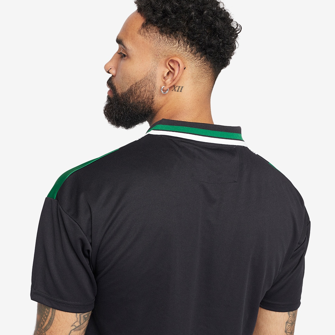 Hummel Celtic 1994/96 Away Retro Shirt - Green / Black - Mens Replica