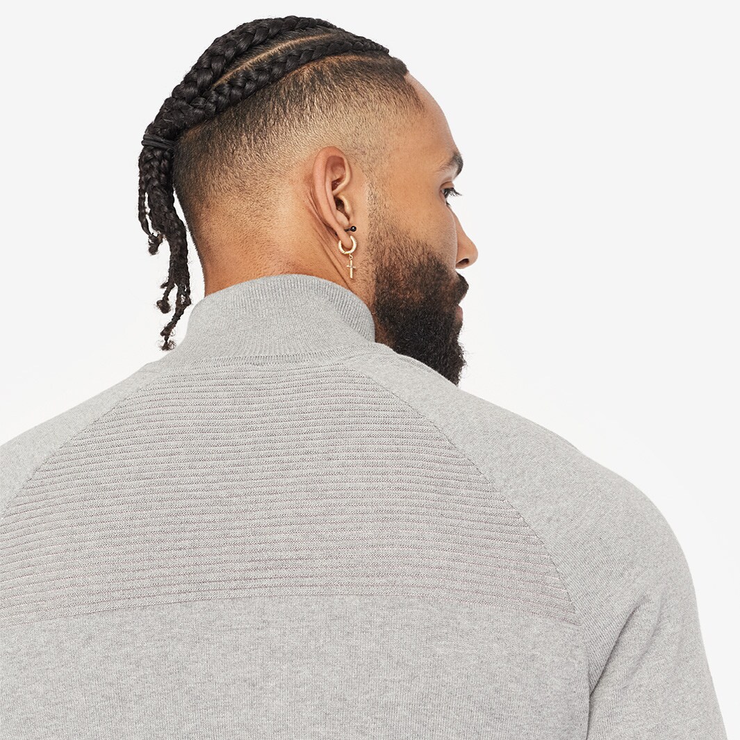 Hugo Boss Zandi 1/4 Zip - Light/Pastel Grey - Mens Clothing