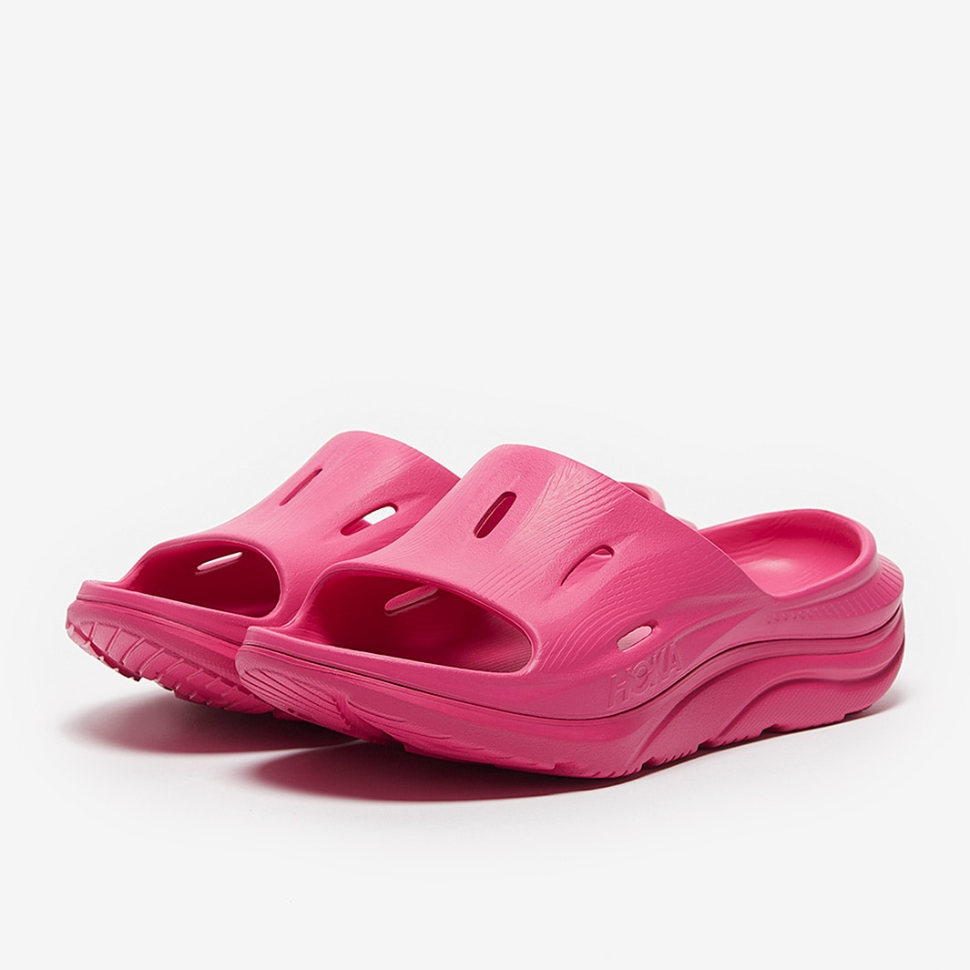 Hoka Unisex Ora Recovery Slide 3 - Pink Yarrow/Pink Yarrow - Womens ...