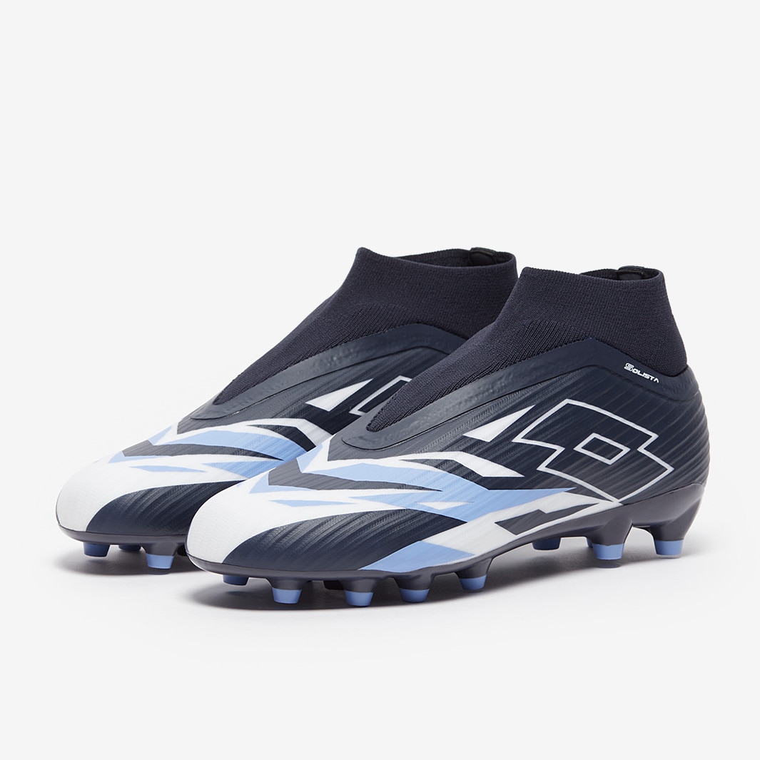 Lotto Solista 300 VI Gravity FG - Navy Blue/All White/Cornflower - Mens ...