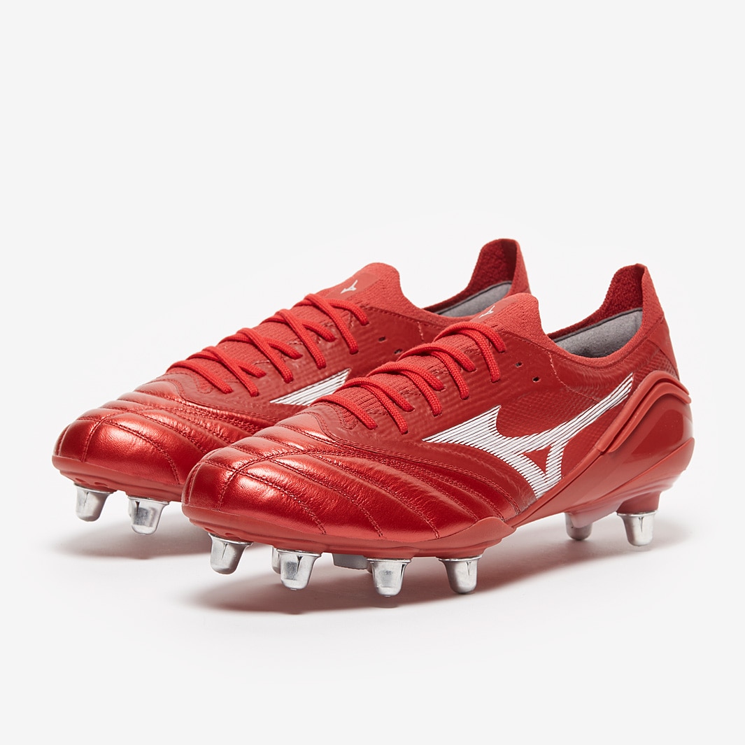 Mizuno Morelia Neo III ß Elite SI SG - High Risk Red/White/High Risk ...