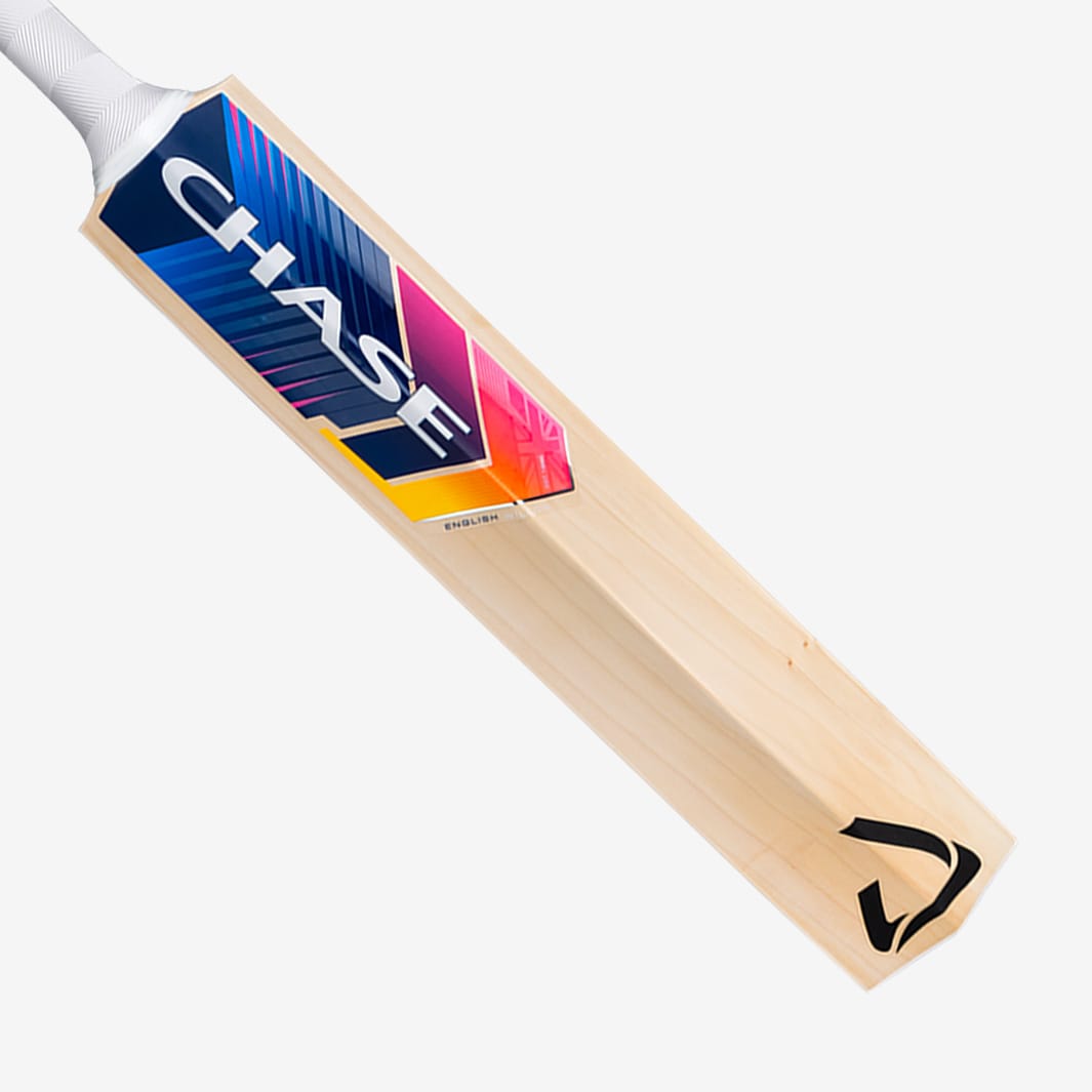 Chase Vortex R7 Cricket Bat - Blue/Pink/Orange - Cricket Bats