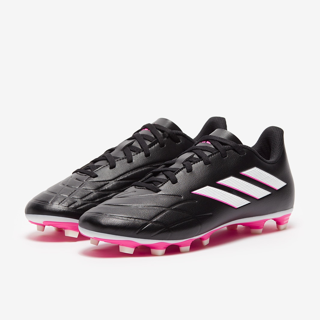 adidas Copa Pure.4 FG - Core Black/Zero Met./Team Shock Pink - Mens Boots