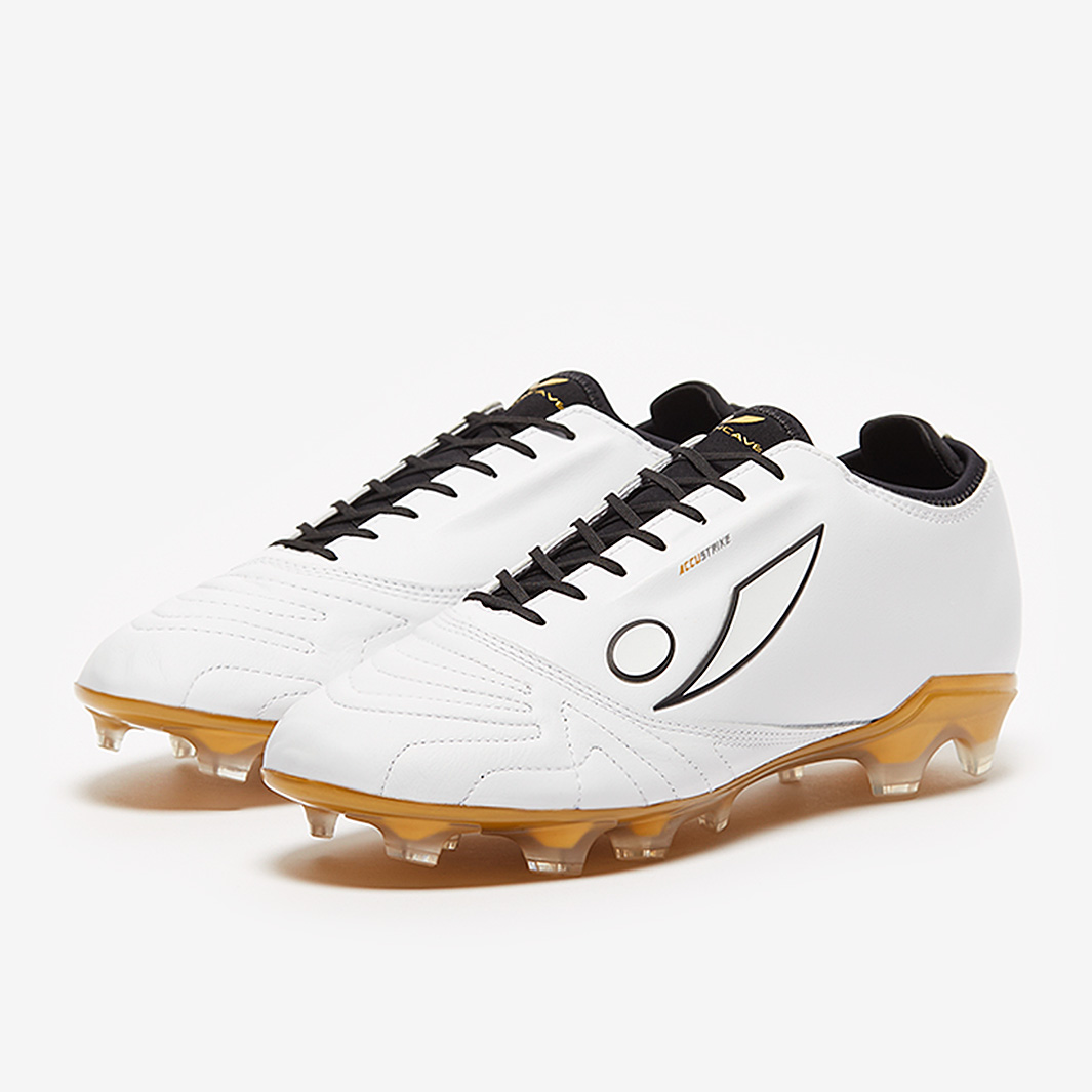 Concave Halo+ VPS FG - White/Black/Gold - Mens Boots | Pro:Direct Soccer