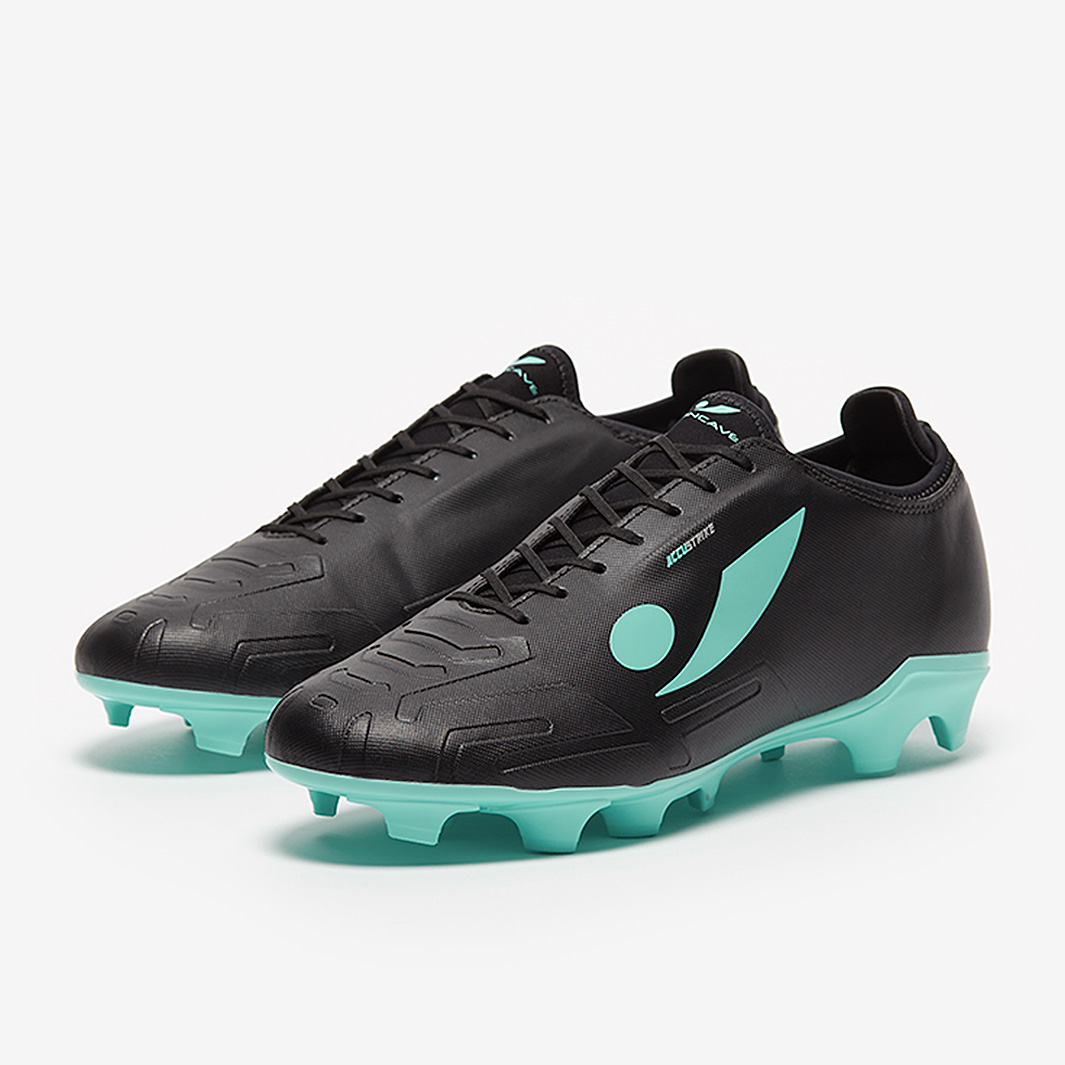 Concave Halo FG - Black/Cyan - Mens Boots | Pro:Direct Soccer