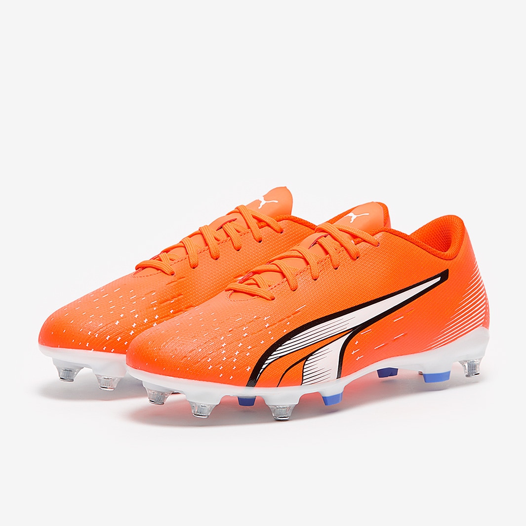 Puma Ultra Play SG - Ultra Arancione Puma/Bianco Puma/Blu Glimmer ...