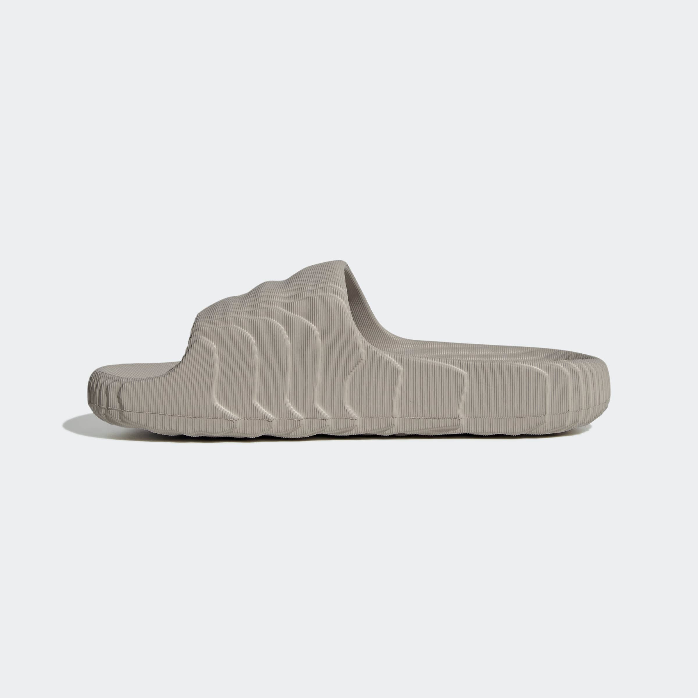 adidas Originals Adilette 22 - Light Brown/Core Black - Mens Shoes ...
