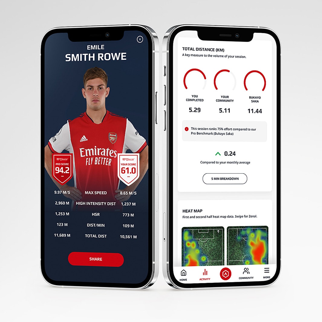 StatSport x Arsenal Athlete Series GPS Performance Tracker - Black ...