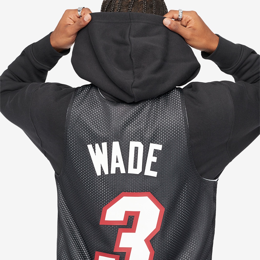 Mitchell & Ness Dwyane Wade Miami Heat Reversible Mesh Tank - Black ...
