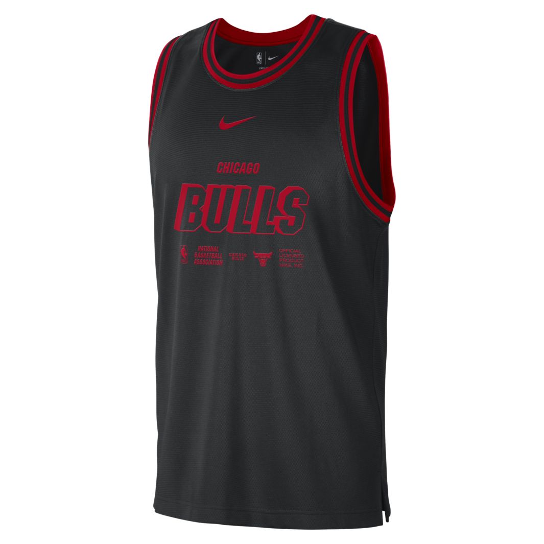 Nike Chicago Bulls Courtside Men's Nike Dri-FIT DNA NBA Tank Black ...