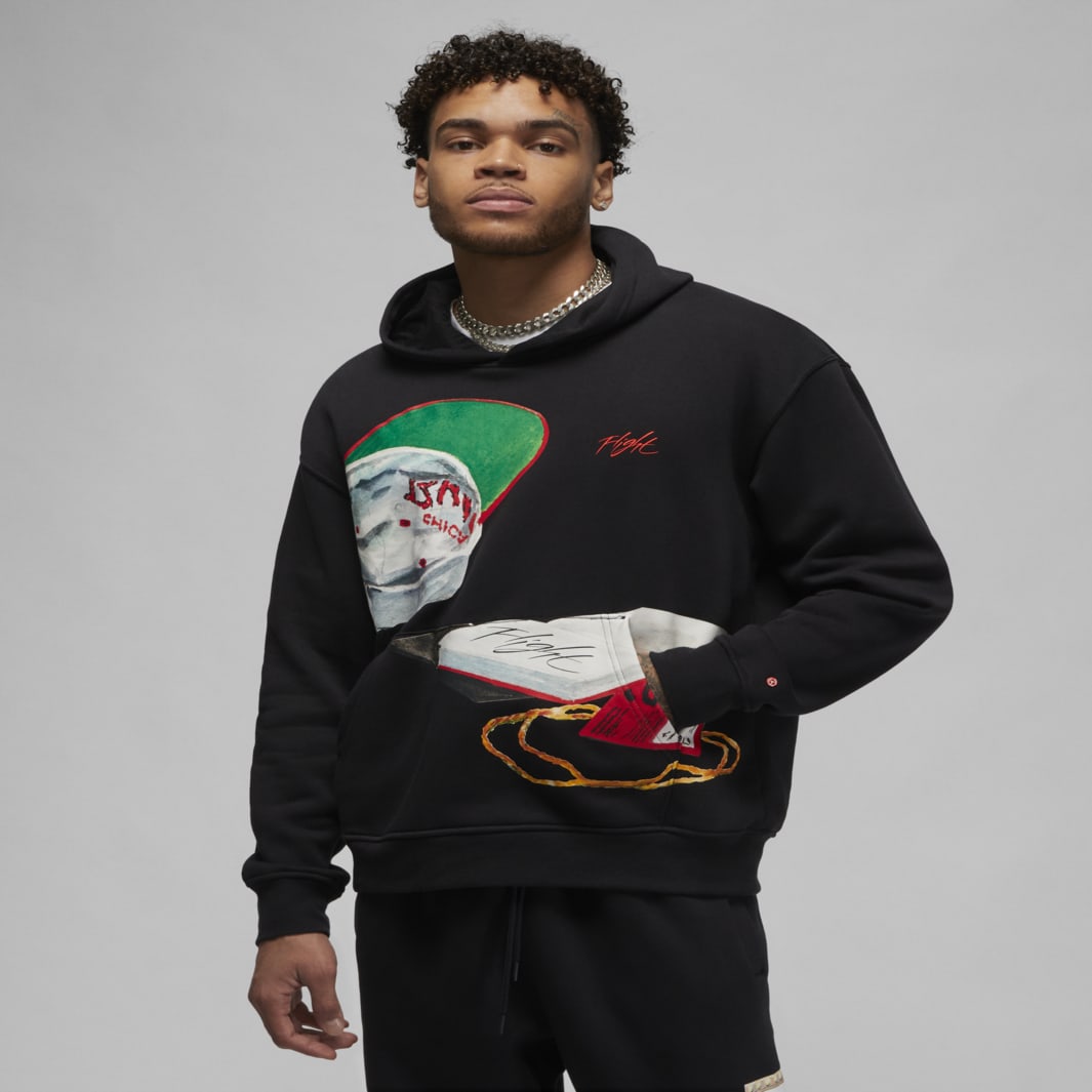 Jordan Artist Series by Jacob Rochester Hoodie - Oatmeal Heather/Sail ...