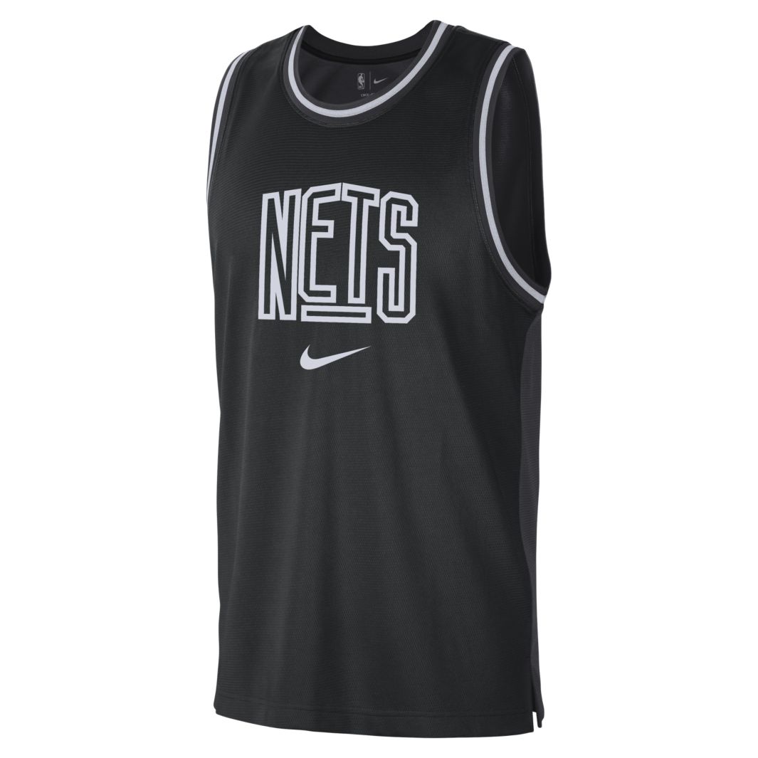Nike NBA Brooklyn Nets Dri-FIT DNA Graphic Courtside Tank - Black ...