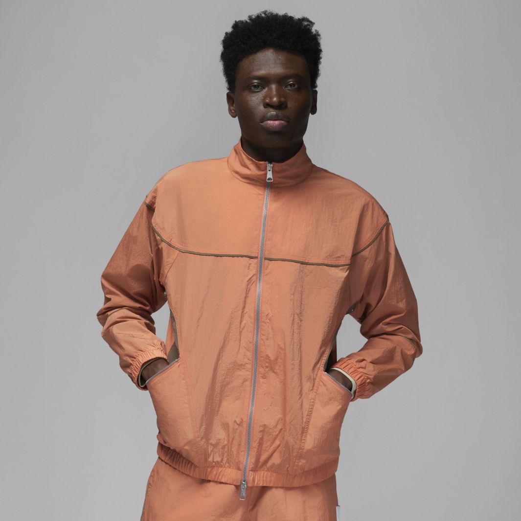 Nike Jordan Essentials Men's Warm-Up Jacket Black/Sail/Sail Mens ...