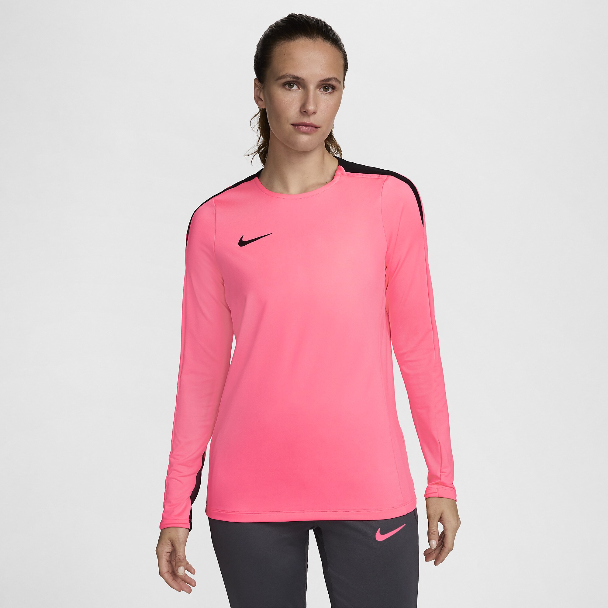 Nike Women's Dri-FIT Crew-Neck Football Top Strike - Womens Clothing ...