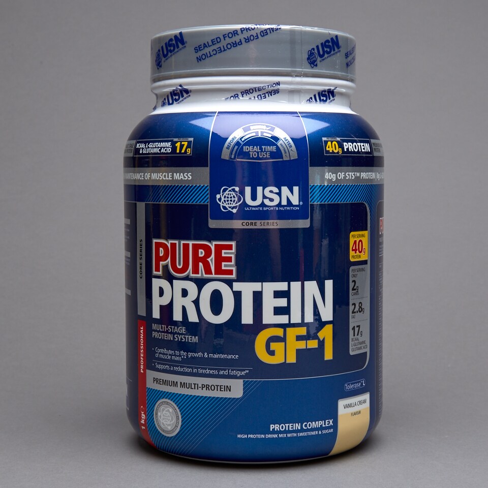 Nutrition - USN Pure Protein GF1 - Strawberry - 1kg | Pro:Direct Rugby