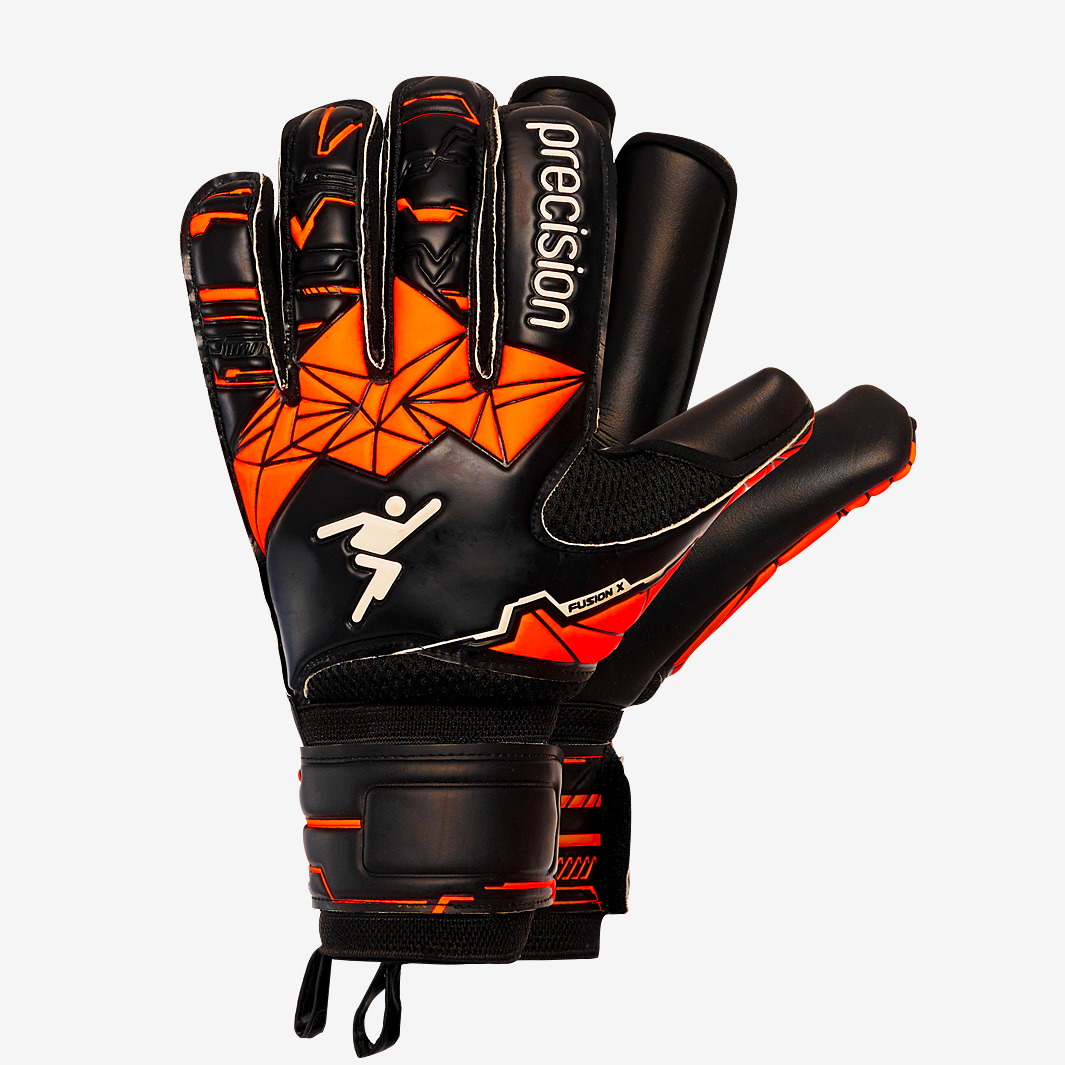 Precision Junior Fusion X Roll Finger Protect - Black/Fluo Orange ...