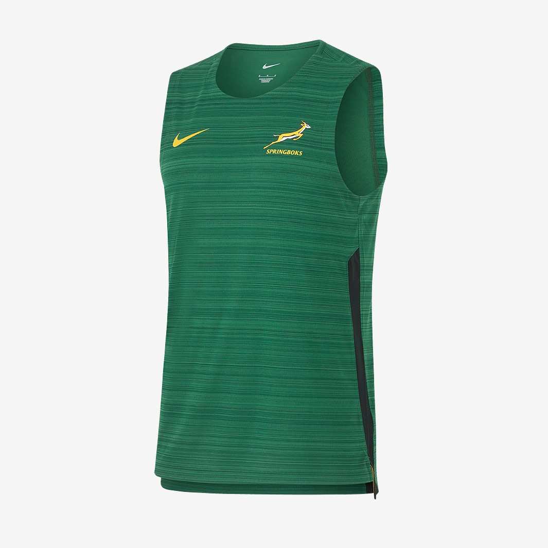 Nike Springboks 23/24 Training Singlet - Gorge Green - Mens Replica ...