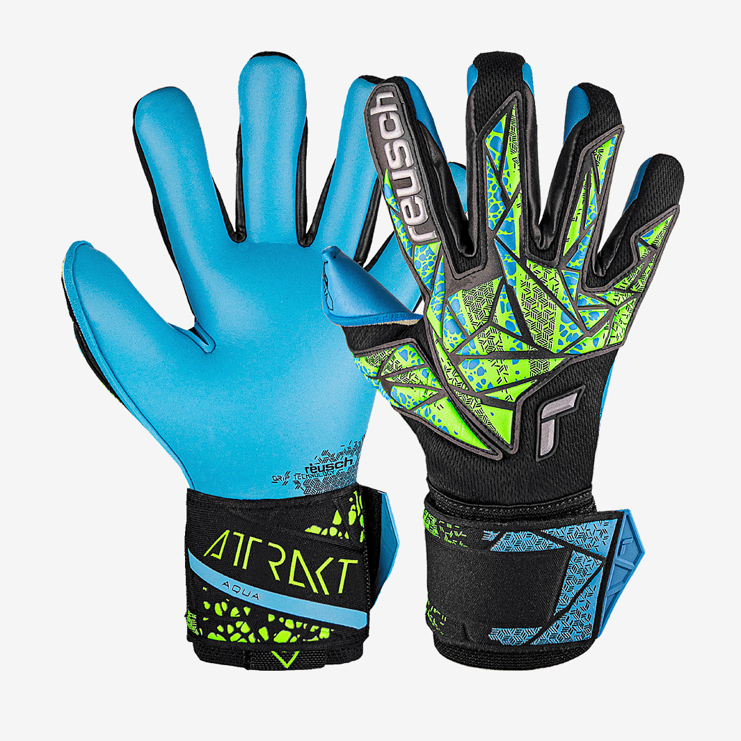 Reusch Attrakt Aqua Mens GK Gloves Pro Direct Soccer Reusch Attrakt Aqua Mens GK Gloves Pro Direct Soccer