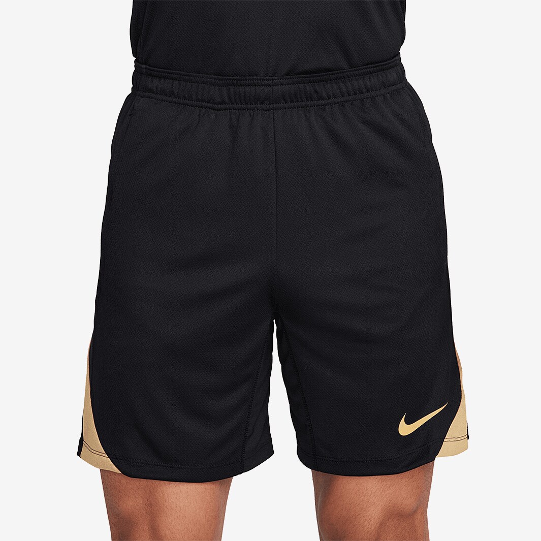 Nike Dri-Fit Strike KPZ Shorts - Black/Black/Jersey Gold/Metallic Gold ...