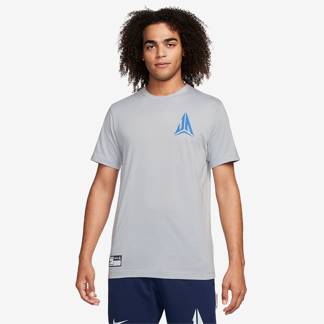 Nike Ja Morant Dri-FIT Tee - Wolf Grey - Tops - Mens Clothing | Pro ...