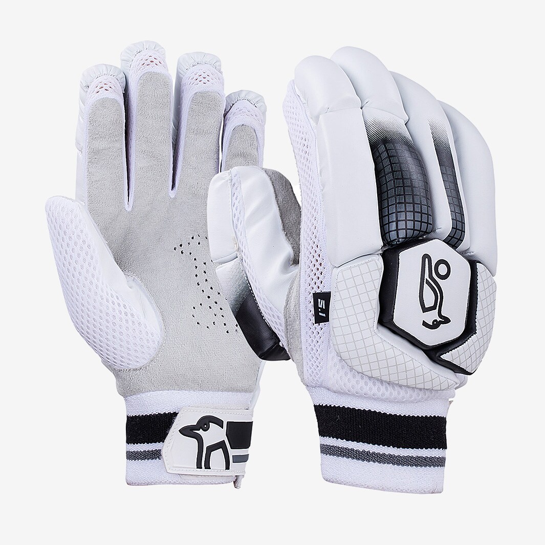 Kookaburra Stealth 5.1 RH Batting Gloves - White/Black - Batting ...