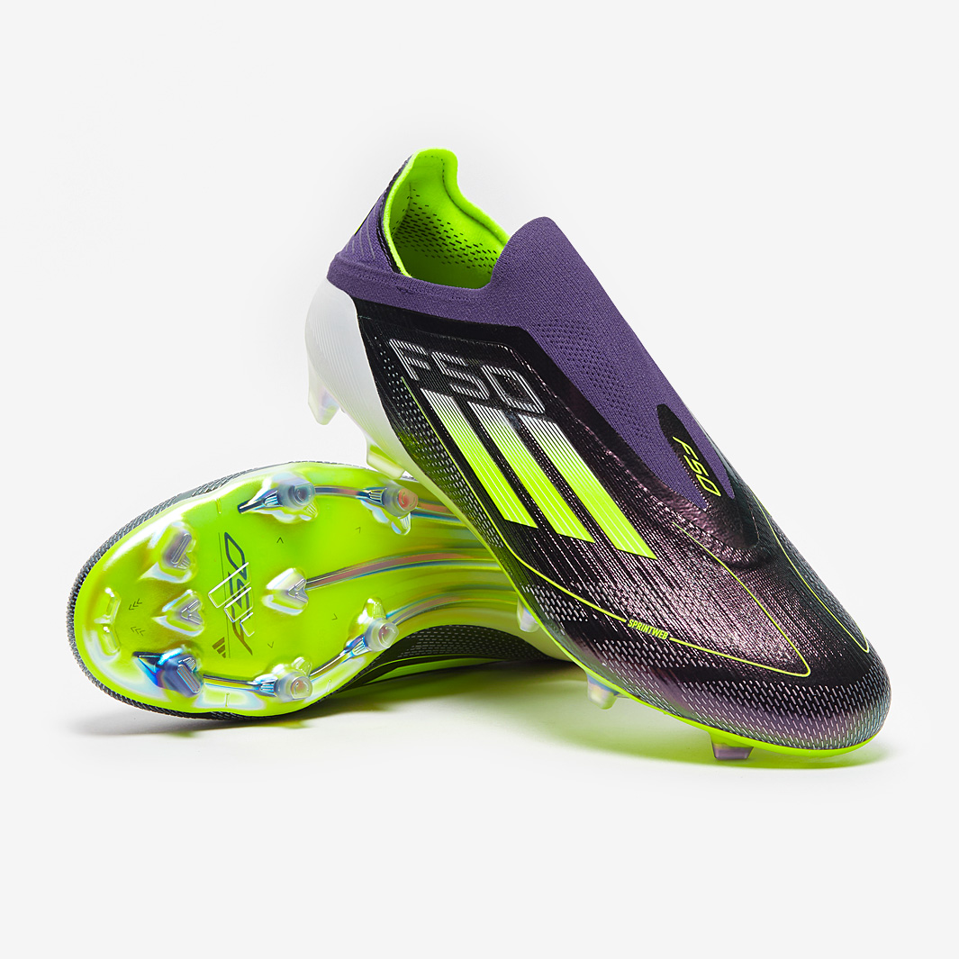 Adidas F50 Elite Sin Cordones FG Morado Unity Blanco Lim n L cido