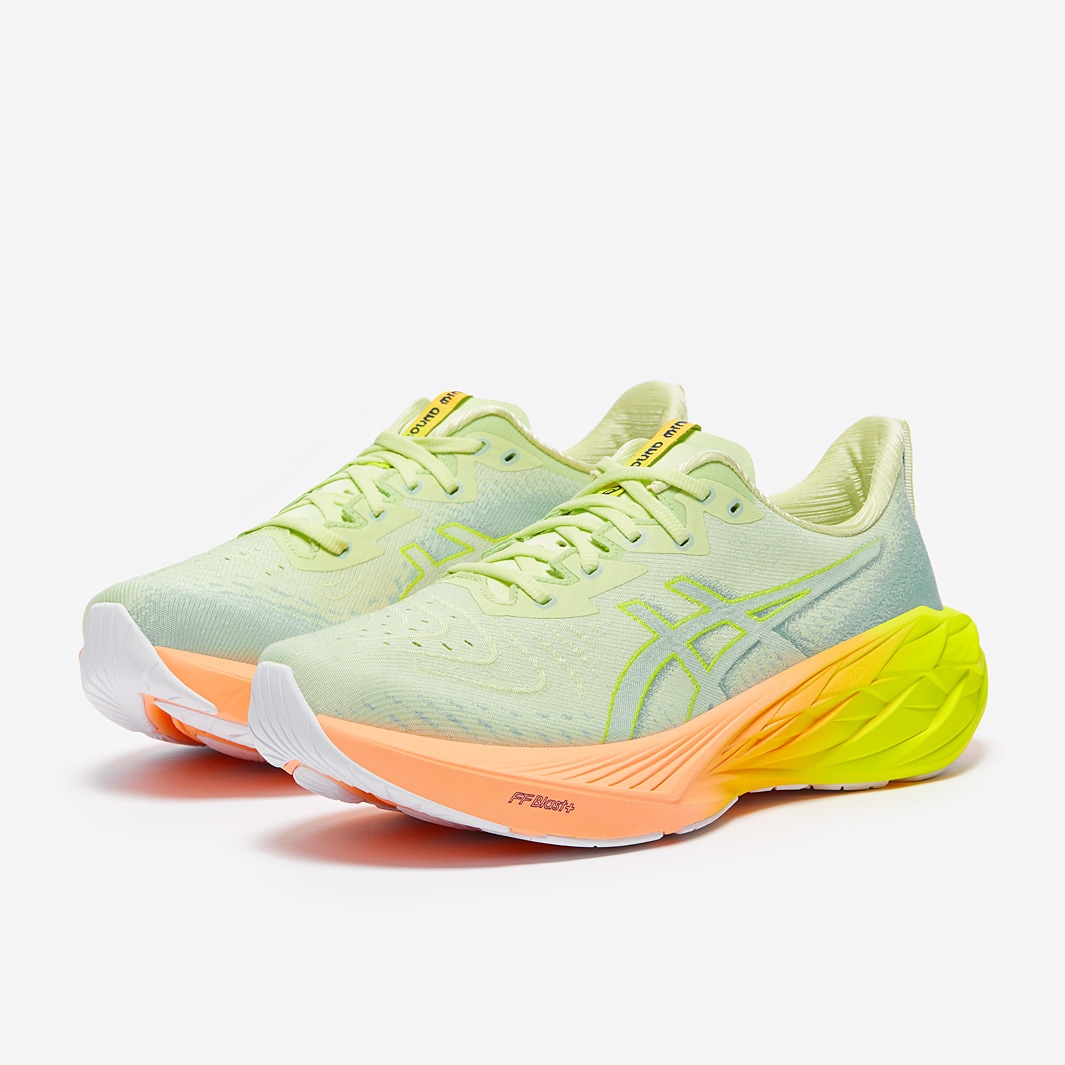 Asics Novablast 4 Paris - Cool Matcha/Safety Yellow - Mens Shoes | Pro ...
