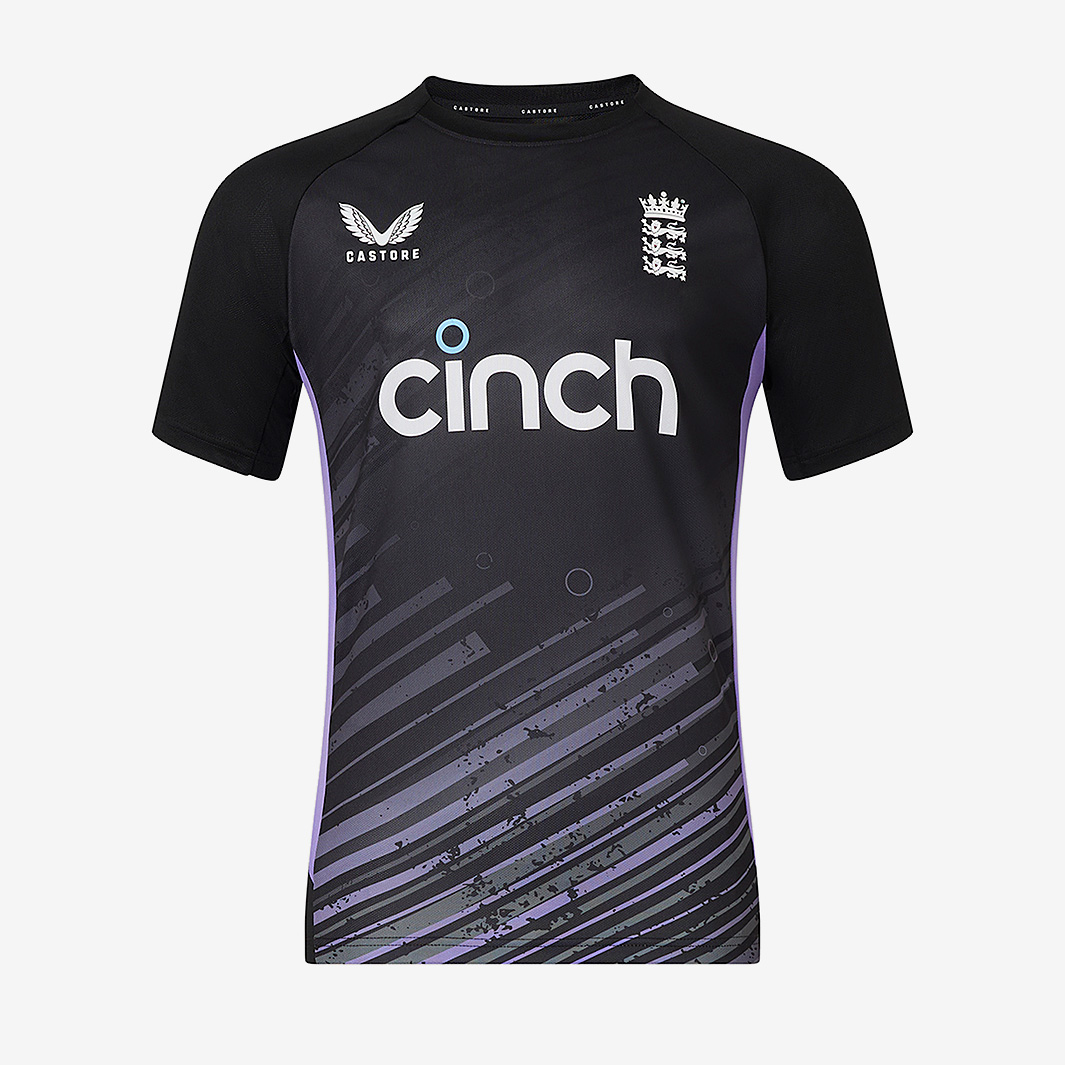 Castore England Training T-Shirt - Black - Cricket Replica | Pro:Direct ...