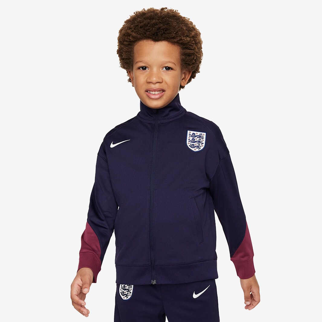 Nike England 2024 Little Kids Dri-FIT Strike Tracksuit - Purple Ink ...