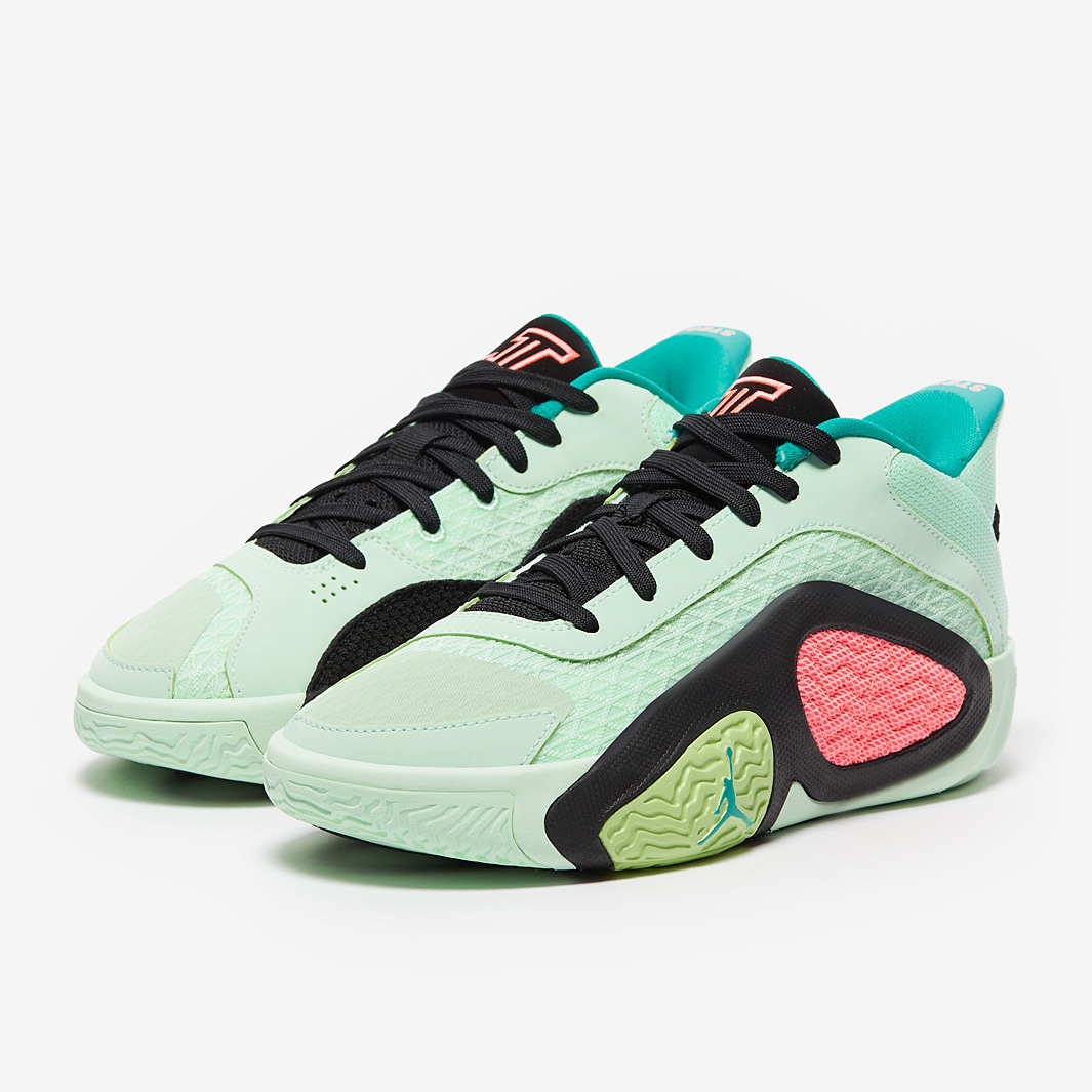 Air Jordan 1 Low pour Enfant plus âgé(GS) - Blanc/Noir/Vert Lueur ...