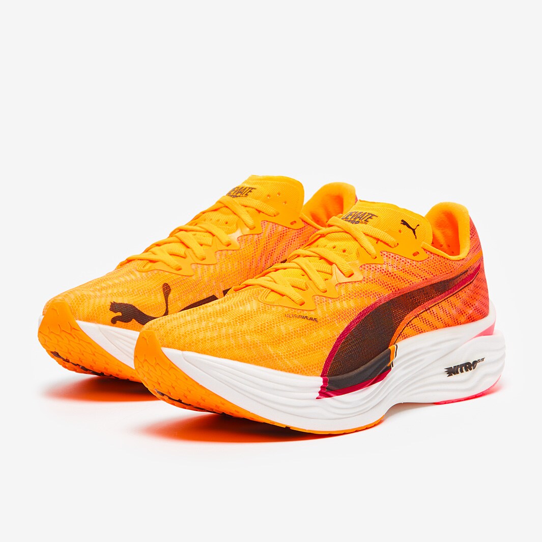 Puma Deviate Nitro Elite 3 Fire - Sun Stream-Sunset Glow - Mens Shoes ...
