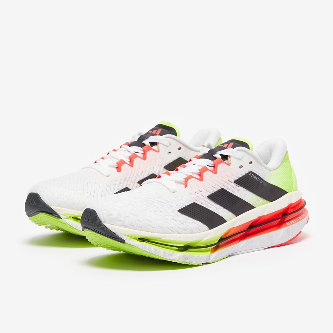 adidas adistar BYD - Ftwr White/Core Black/Lucid Lemon - Mens Shoes ...