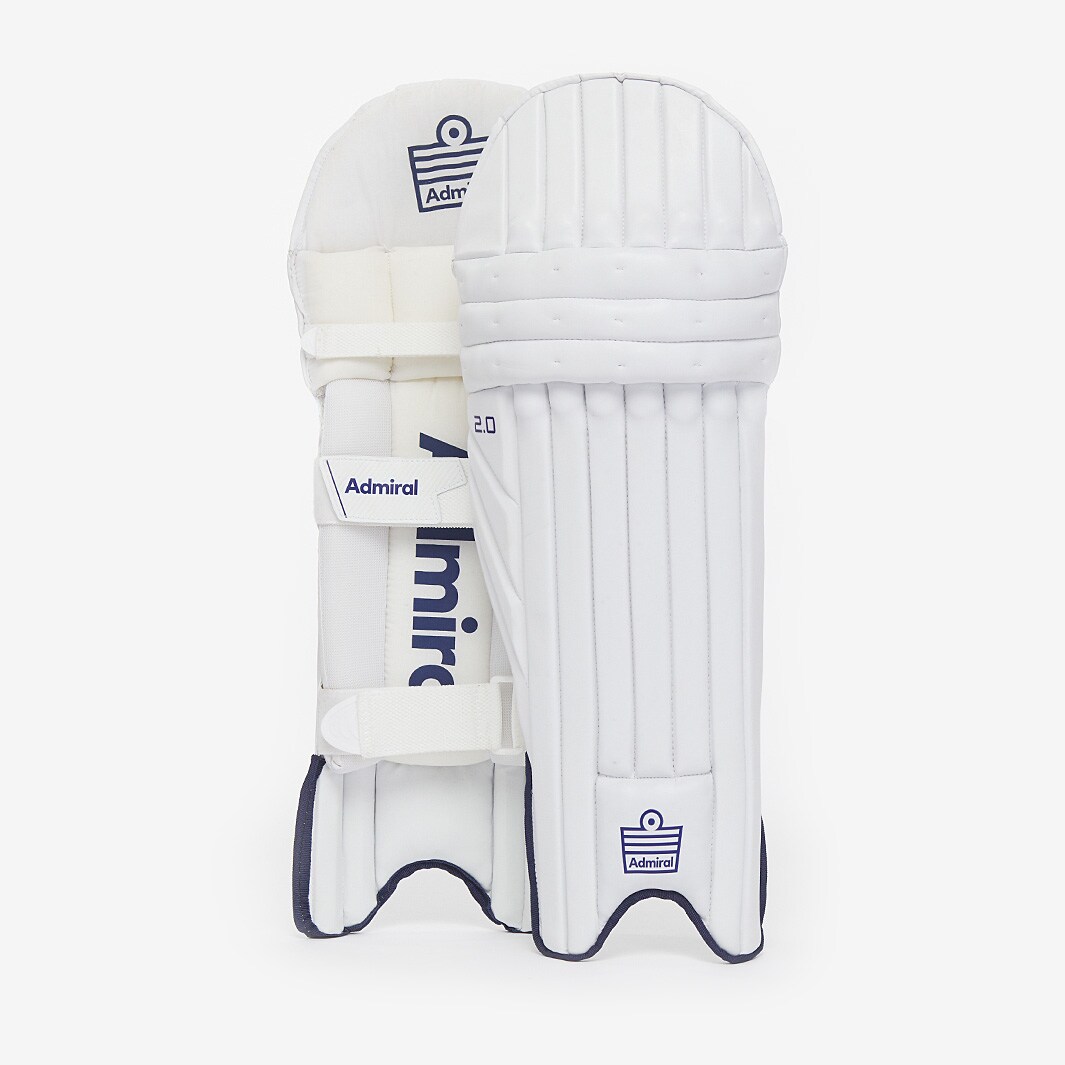 Admiral 2.0 LH Batting Pads - White - Batting Equipment | Pro:Direct ...