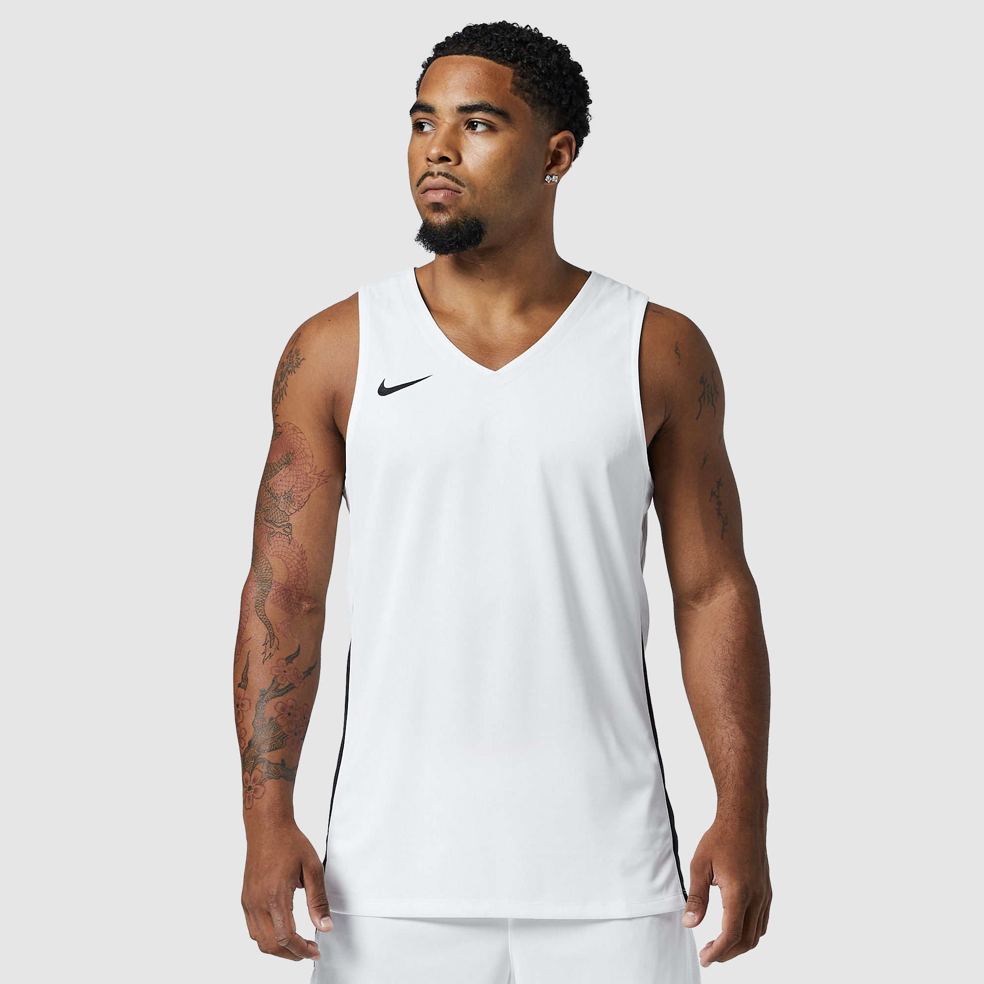Nike Basketball Jersey - White/Black - Tops - Mens Clothing | Pro ...