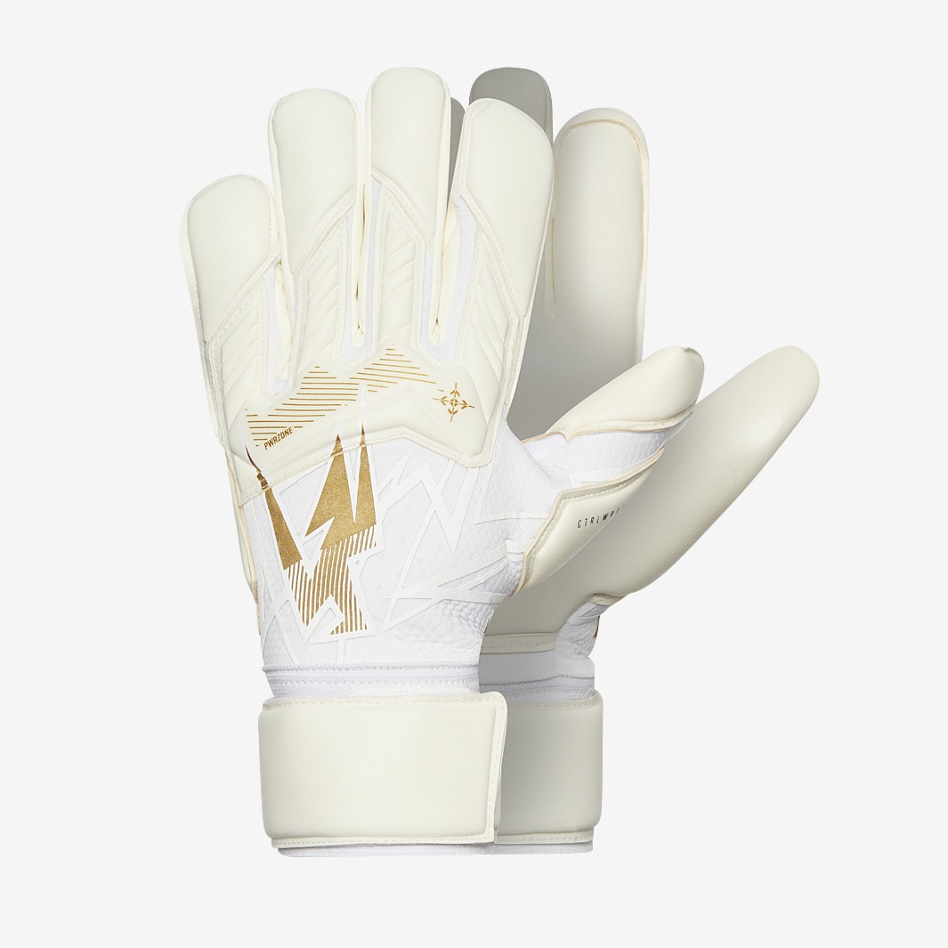 Kaliaaer JH PRO Legend - White/Gold - Mens GK Gloves | Pro:Direct Soccer