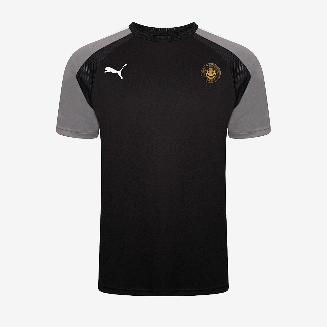 Puma Carrick Rangers Academy 24/25 SS Training Shirt - Black - Partner ...